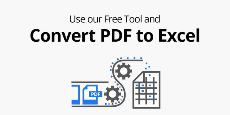 Convert PDF to Excel - Extract Data from PDF