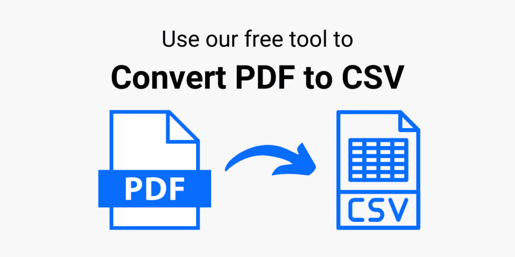 How To Convert PDF To CSV With Docparser