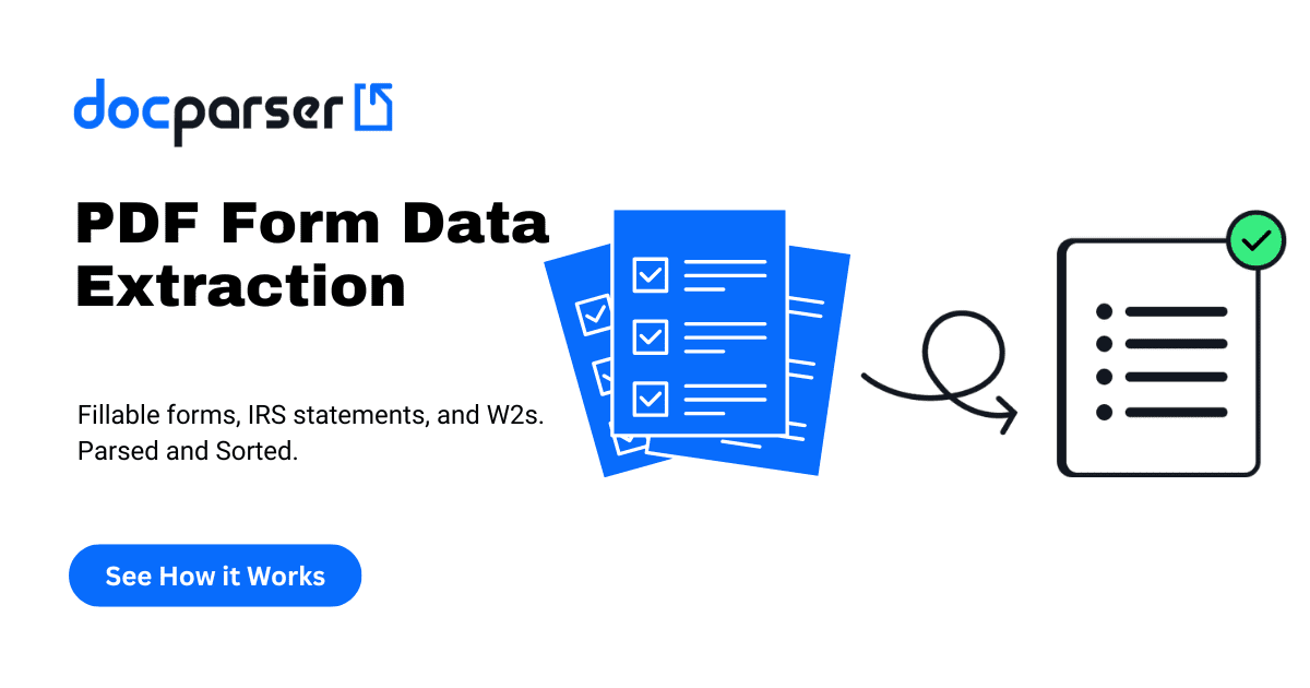 PDF Form Data Extraction for Any Format | Docparser